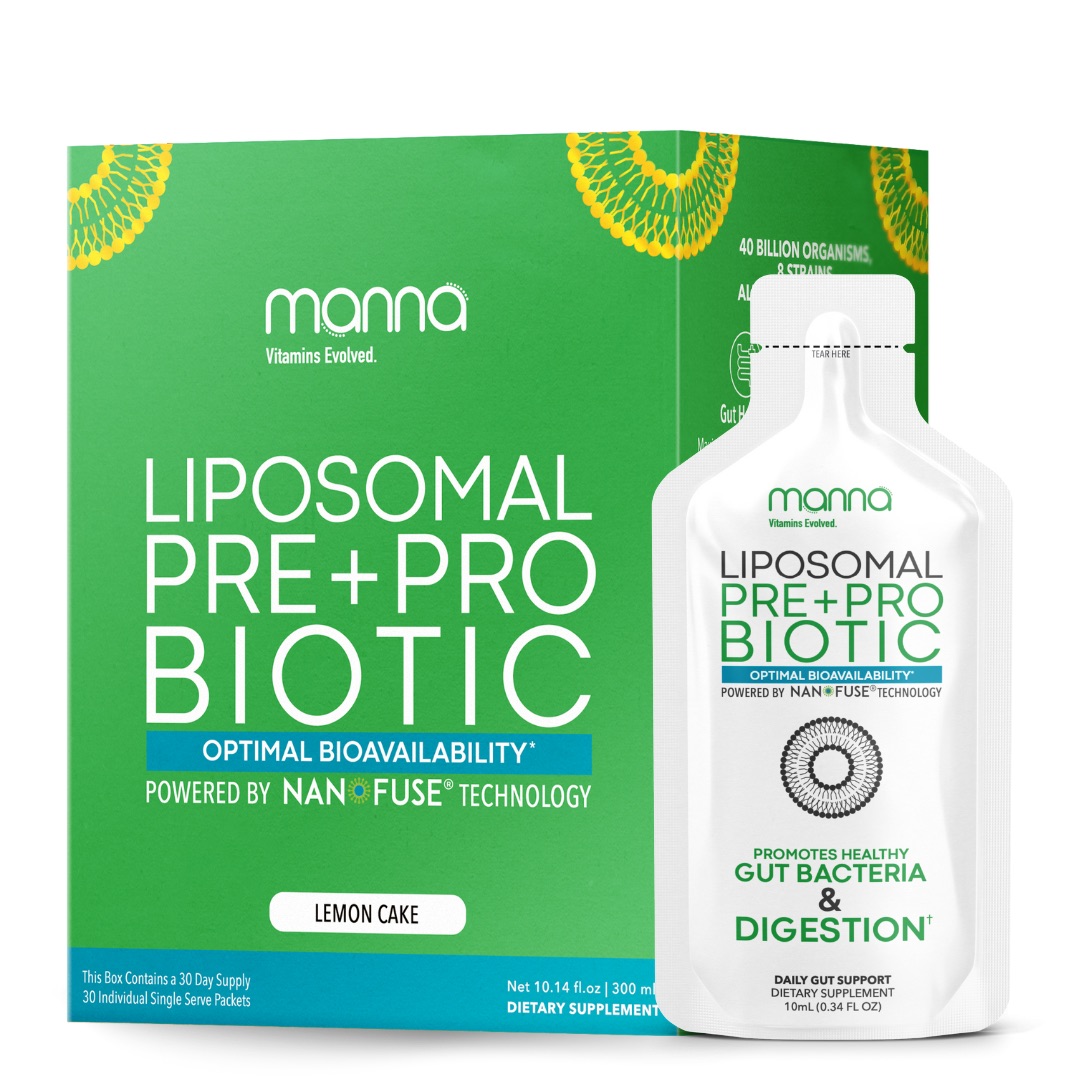 Liposomal Pre+Probiotic | Manna Vitamins Evolved - The highest quality ...